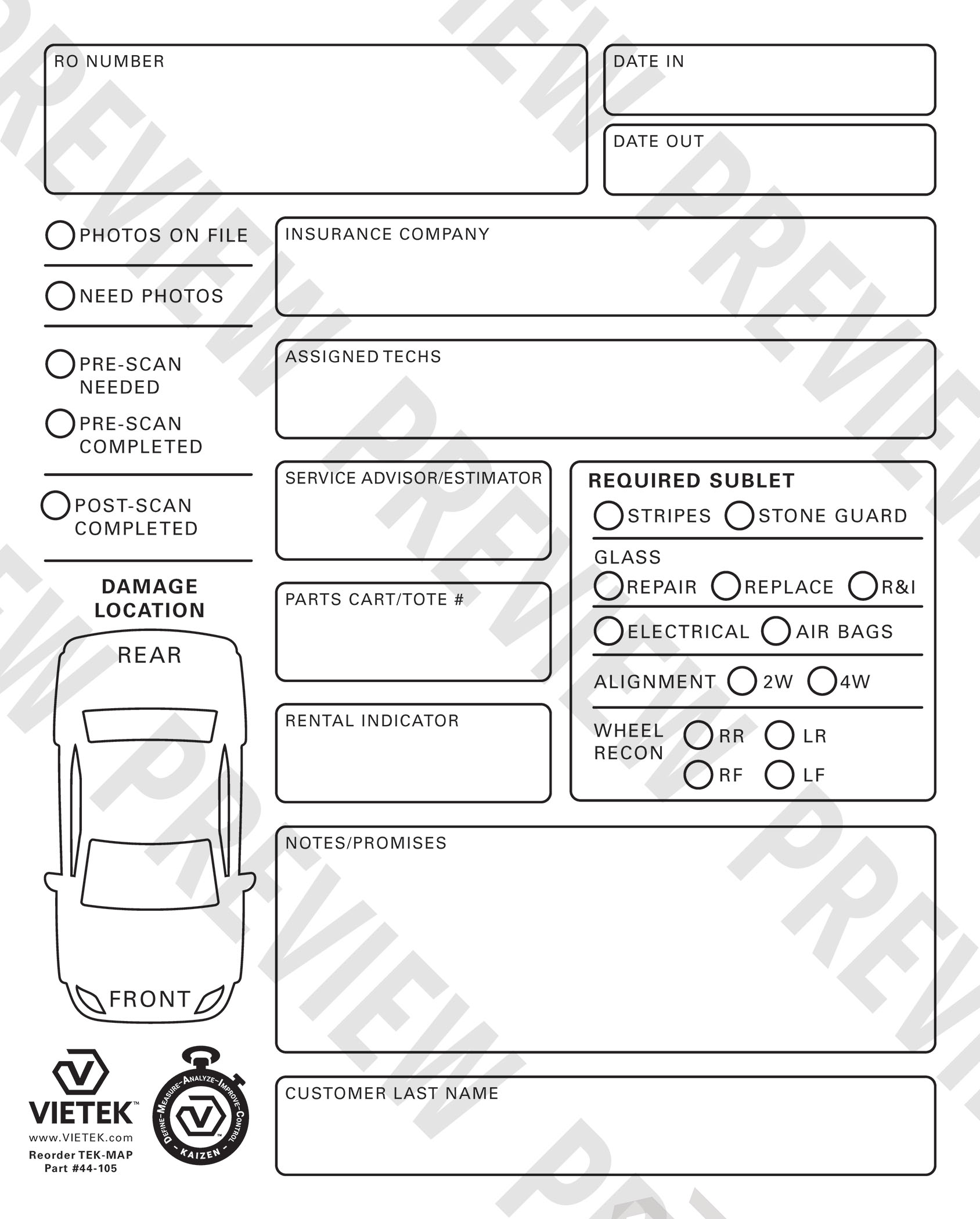 Collision Information Grid (TEK MAP) - VIETEK